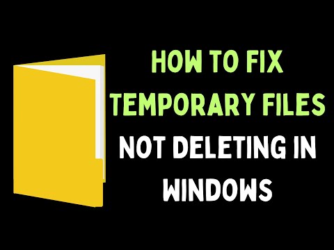 How to Fix Temporary Files Not Deleting in Windows 11