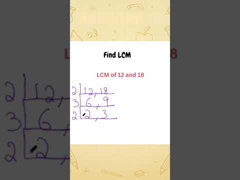 LCM of 12 & 18 in Few Seconds! 😲 | Simple Trick in English #quickmaths #jaybeebrains #maths