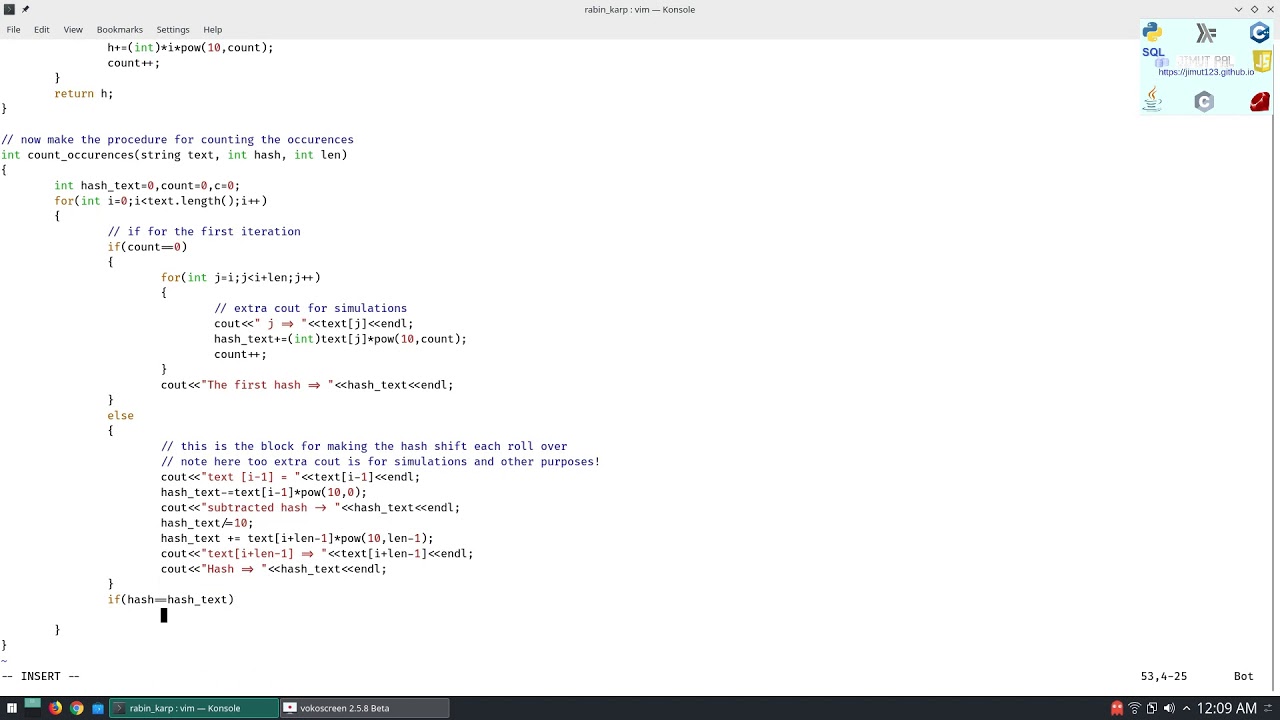 Competitive Programming Tutorial and Walkthrough - Rabin Karp Pattern matching Algorithm
