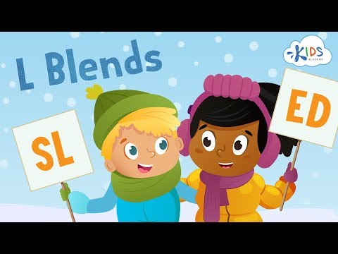 Phonics Blends For Kids | BL, CL, Gl, SL, FL | Consonant Blends | Kids Academy