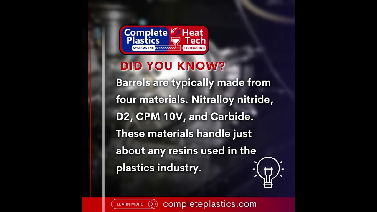 Mastering Plastic Processing: Unveiling the Secrets of Barrels and Resins