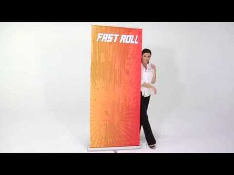 Fast Roll Retractable Banner Stand by youHUGE.com