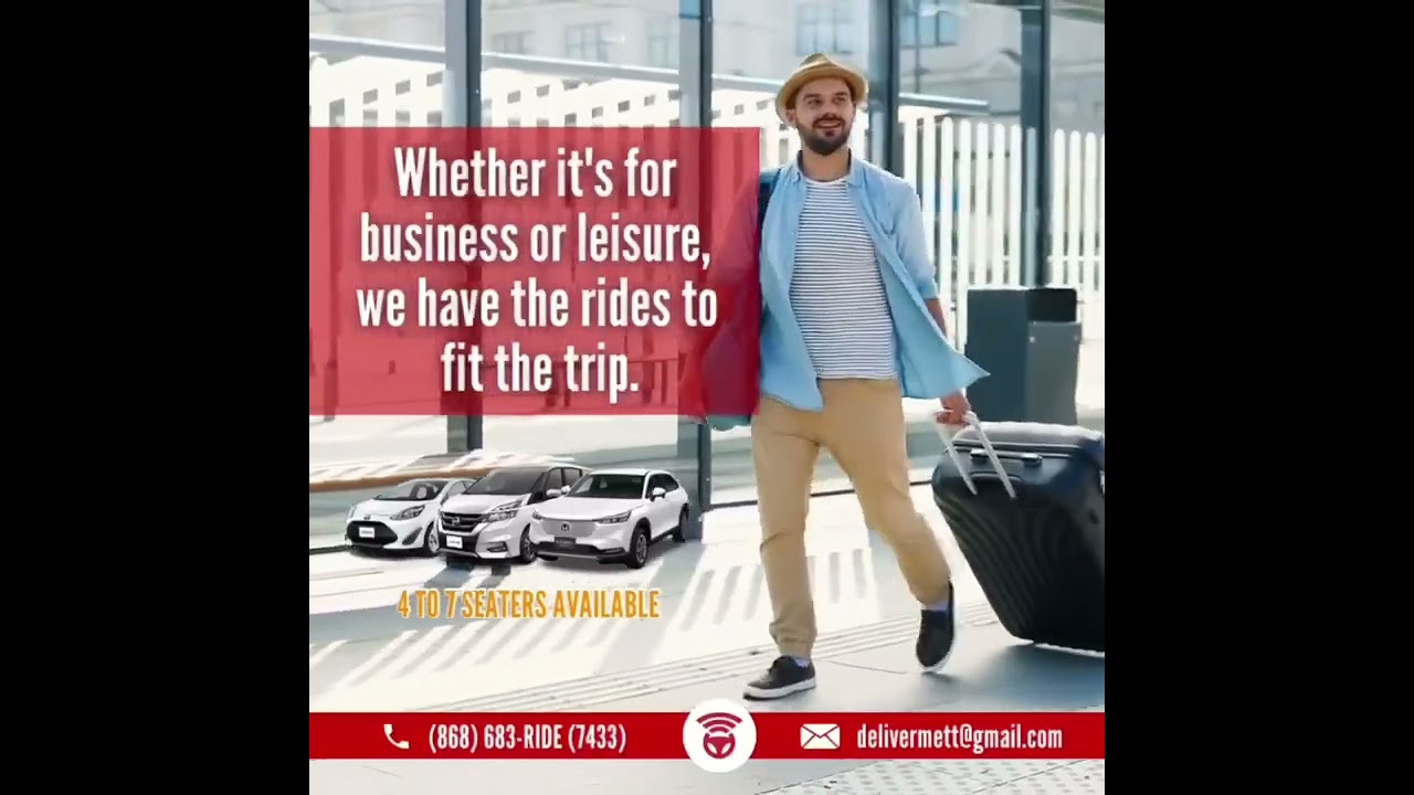 Decide To Taxi With DeliverMe TT - Rideshare Service