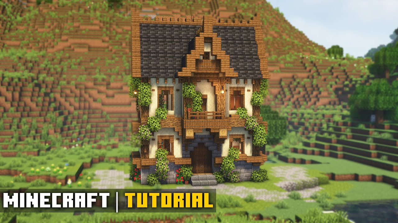 How to build small simple and cozy mansion in minecraft - Minecraft ...
