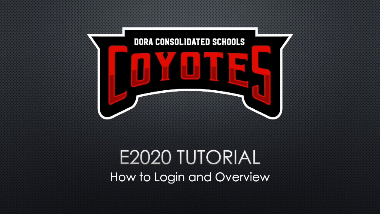 E2020 Tutorial
