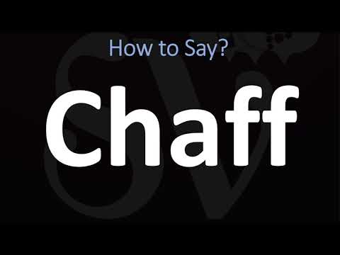 How to Pronounce Chaff? (CORRECTLY)