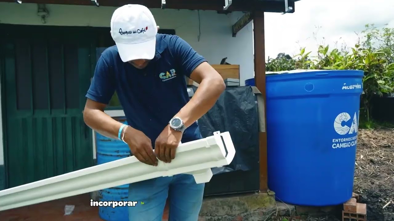 Tutorial instalación kit recolección de agua lluvia - Cosecha de Agua Comunitaria