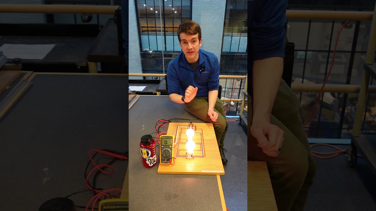 Today, we look at how series and parallel circuits work! ##science #stem #physics #electricity