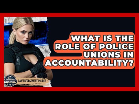 What Is The Role Of Police Unions In Accountability? - Law Enforcement Insider
