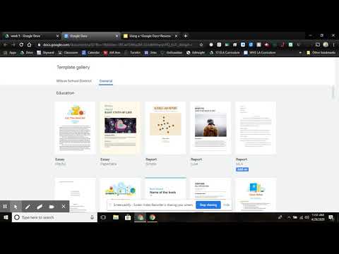 Using the Google Docs Resume Template