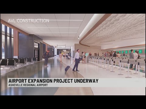 Asheville Regional Airport begins construction, hoping to keep up with record breaking passenger num