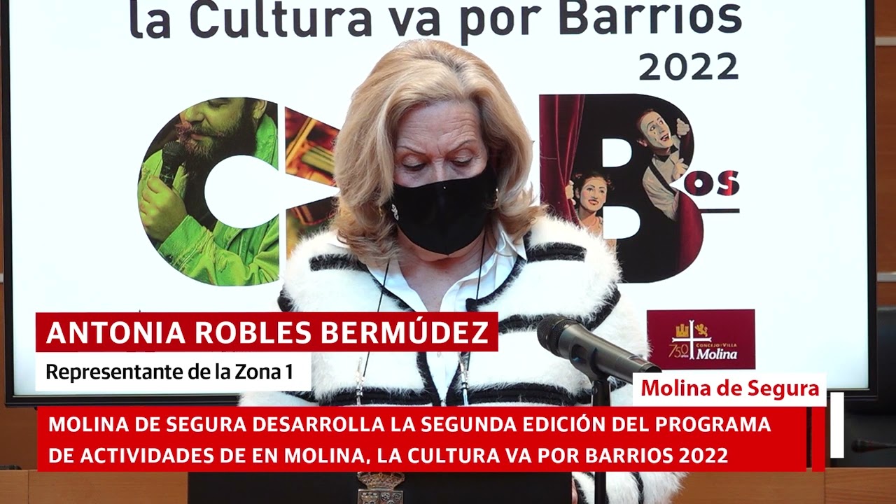 Presentación 'En Molina, la Cultura va por Barrios 2022'