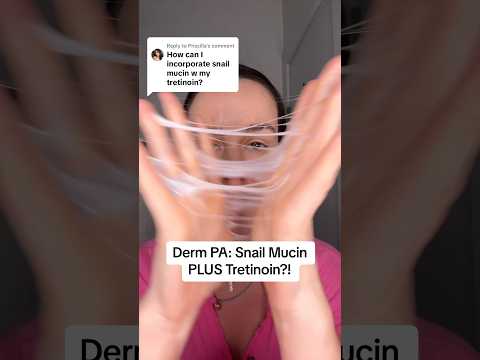 Snail mucin plus retinoids?! #shorts