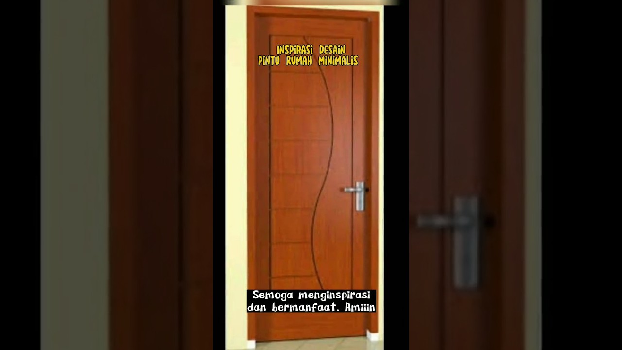 Inspirasi Desain Pintu Rumah Minimalis