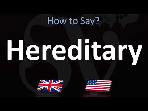 How to Pronounce Hereditary? (2 WAYS!) UK/British Vs US/American English Pronunciation