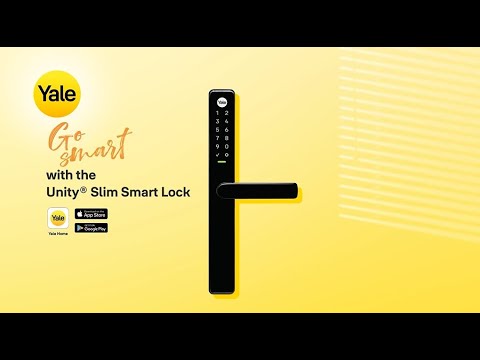 Features of the Unity® Slim Smart Lock with the Yale Home App - Go Smart