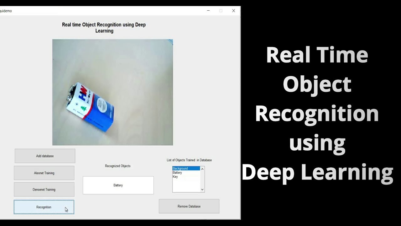 Real Time Object Recognition using Deep Learning