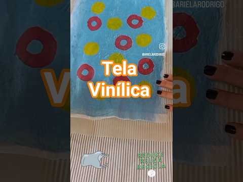 Paso a paso para hacer tela vinilica 100% ♻️ #diy #reciclaje #telas #vinilico #tutorial #tips