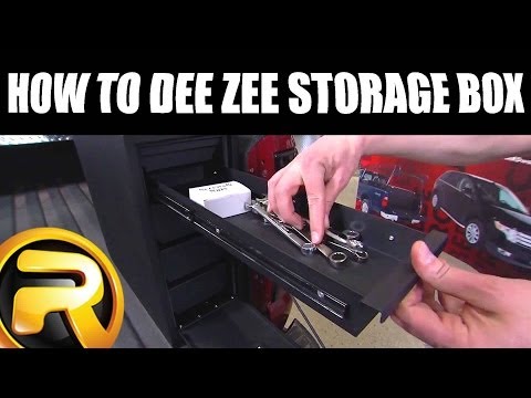 How to Install Dee Zee Wheel Well Storage Drawers