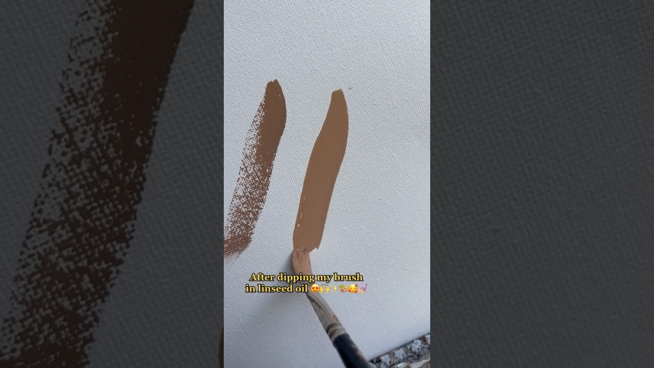 OIL PAINTING HACK ✨ #artist