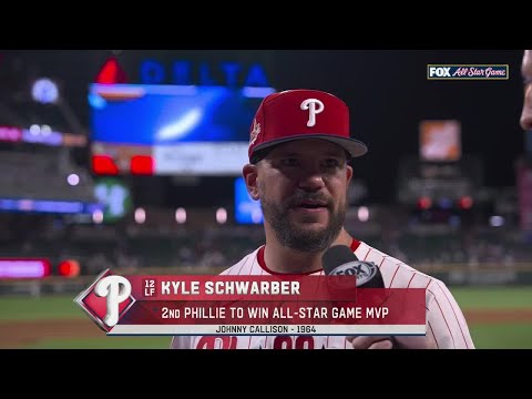 Kyle Schwarber reacts to winning All-Star Game MVP 🏆 | ESPN MLB