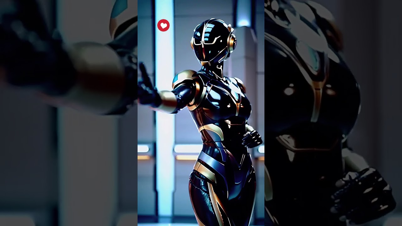 Space Sci Fi | Designer Droids Pt2 - Fun droid dance clip #space #midjourney #stablediffusion #scifi