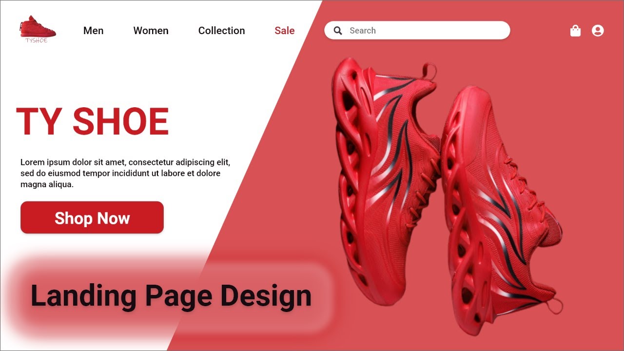 Adobe xd -Tutorial | E-Commerce website UI design | Designogeek #uidesign #adobexd #tutorial