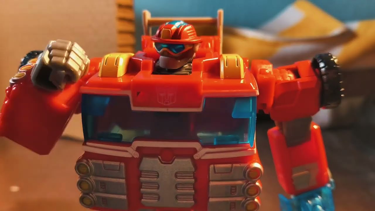 Heatwave and Chase | transformers rescue bots | transformers stop motion
