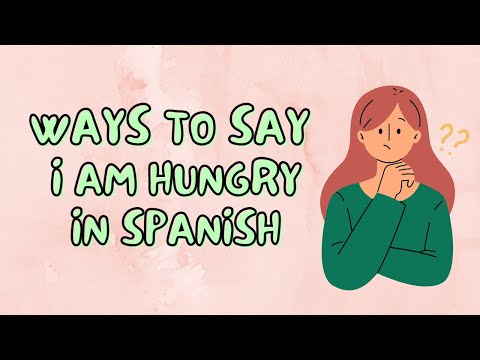 🍝How to say I AM HUNGRY in SPANISH | Hambre en español #shorts #spanish #español