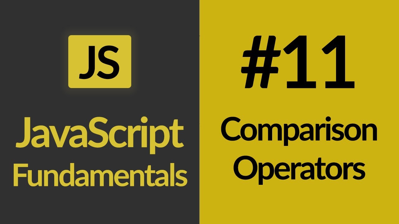 Comparison Operators | JavaScript For Beginners | JavaScript Tutorials | Learn JavaScript In 2020