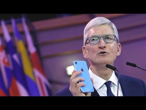 Apple CEO blames China-U.S. trade war for slowing sales