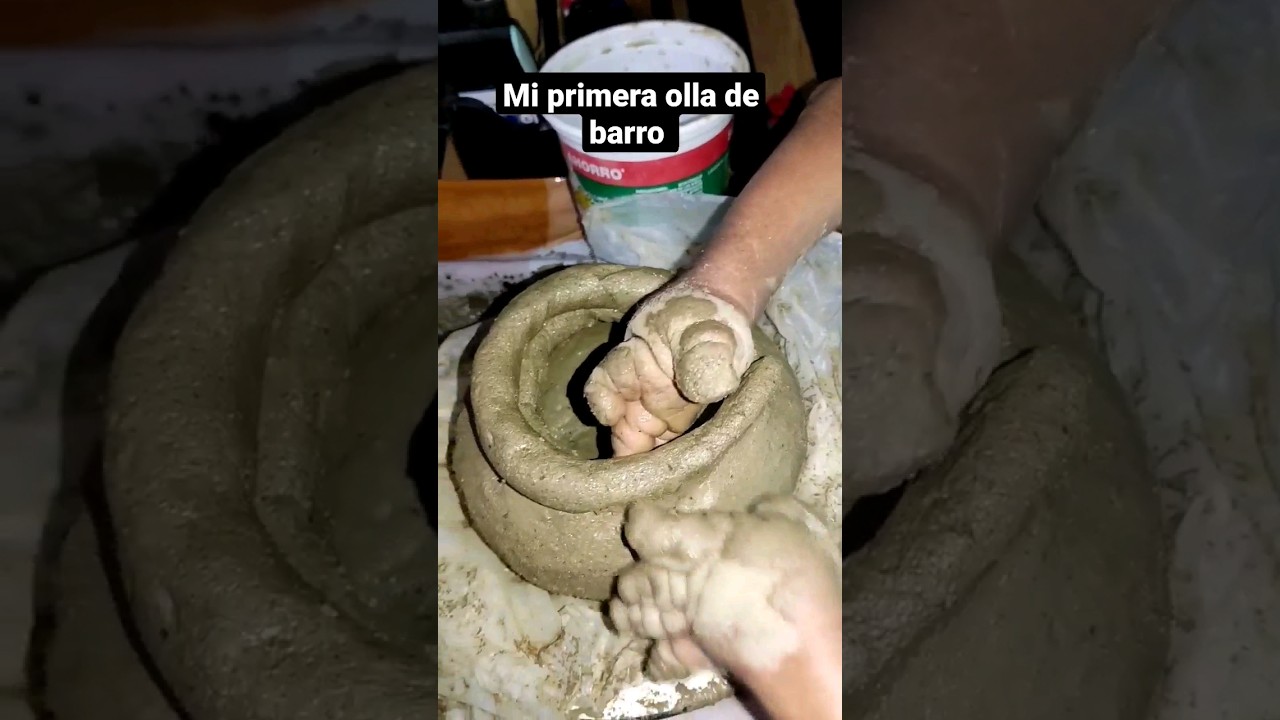 ASÍ FUE MI PRIMERA olla de barro, deja tu 👍