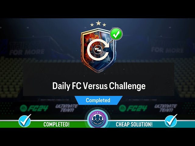 EA FC 24 Daily FC Versus Challenge SBC - All tasks, rewards, how to ...