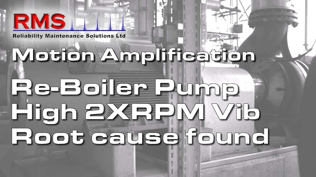 Motion Amplification - 2X RPM vibration problem - Root Cause found