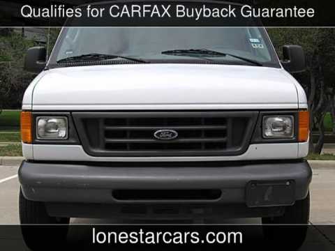 2005 Ford Econoline Cargo Van Used Cars - Plano,Texas - 2013-06-06