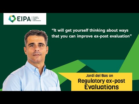 Jordi del Bas on Regulatory ex post Evaluations
