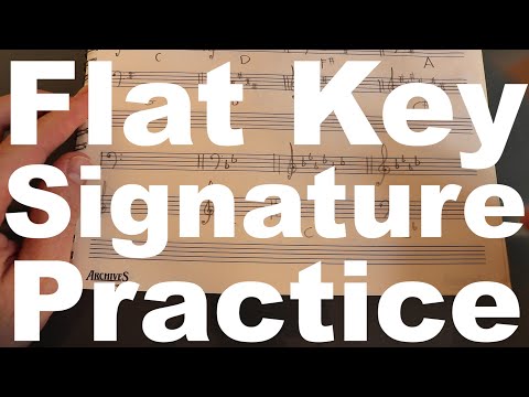 Flat Key Signature Practice