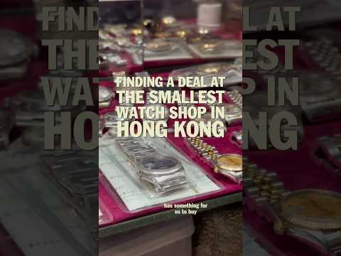 Smallest Watch Shop in Hong Kong Deal #vintagewatch #rolex #watches #watchdealer #watchhunting