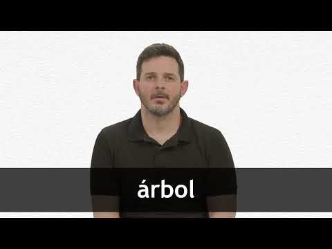 How to pronounce ÁRBOL in European Spanish