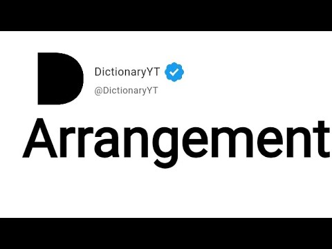Arrangement Meaning In Bengali