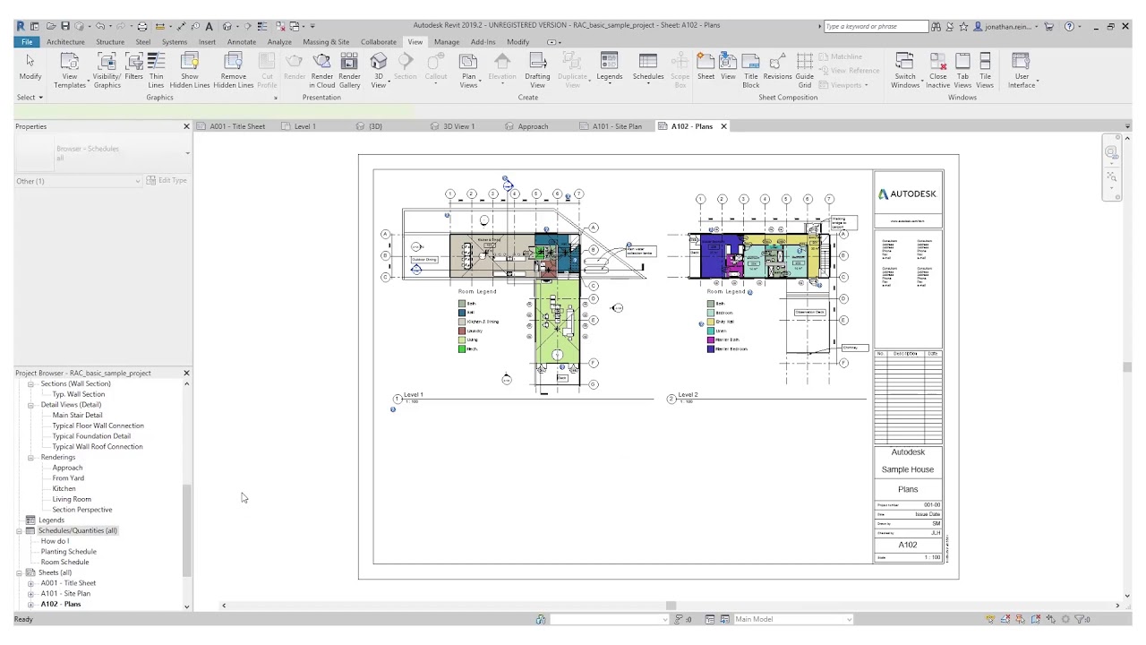 Revit - Create a Room Area Schedule