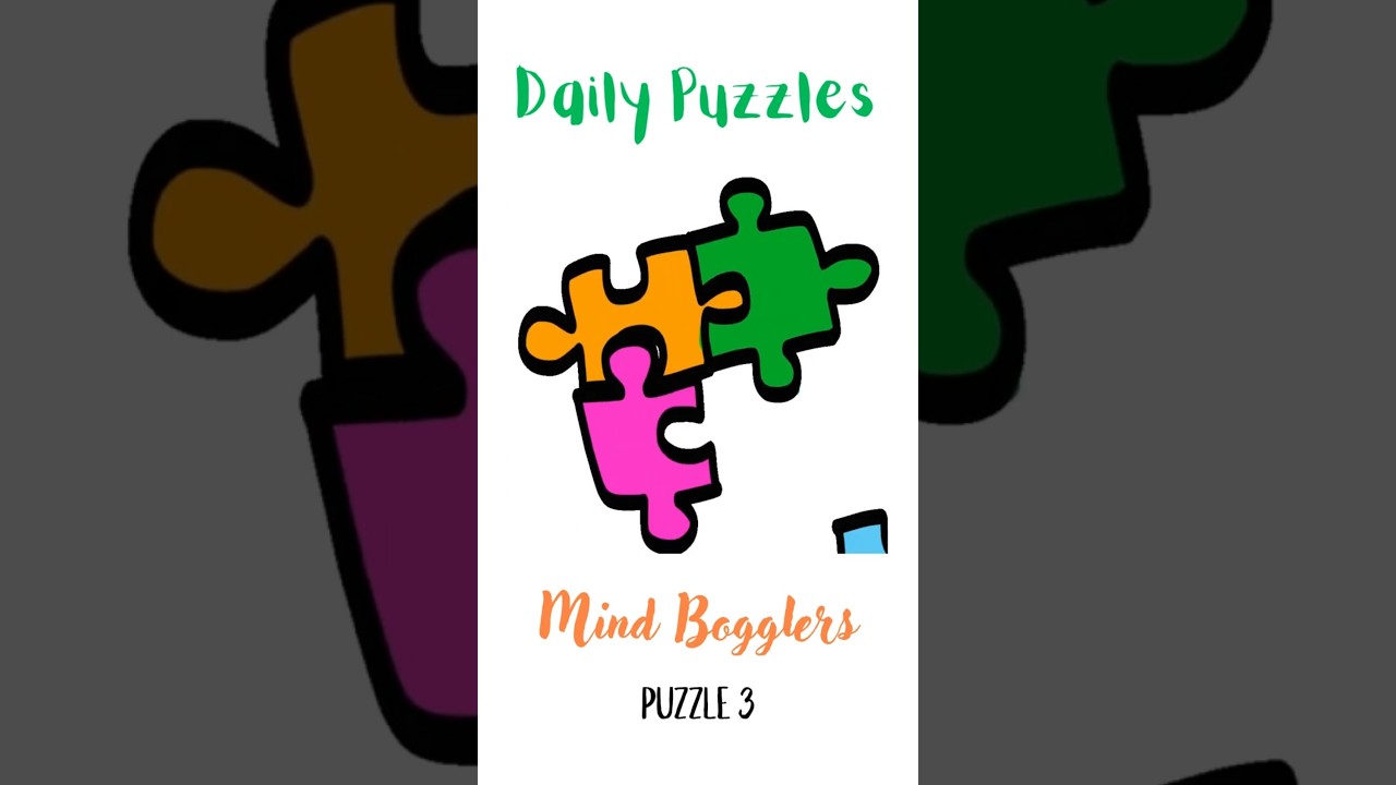 Puzzle 3  - Crossword cum Anagram #crossword #puzzle #wordgames