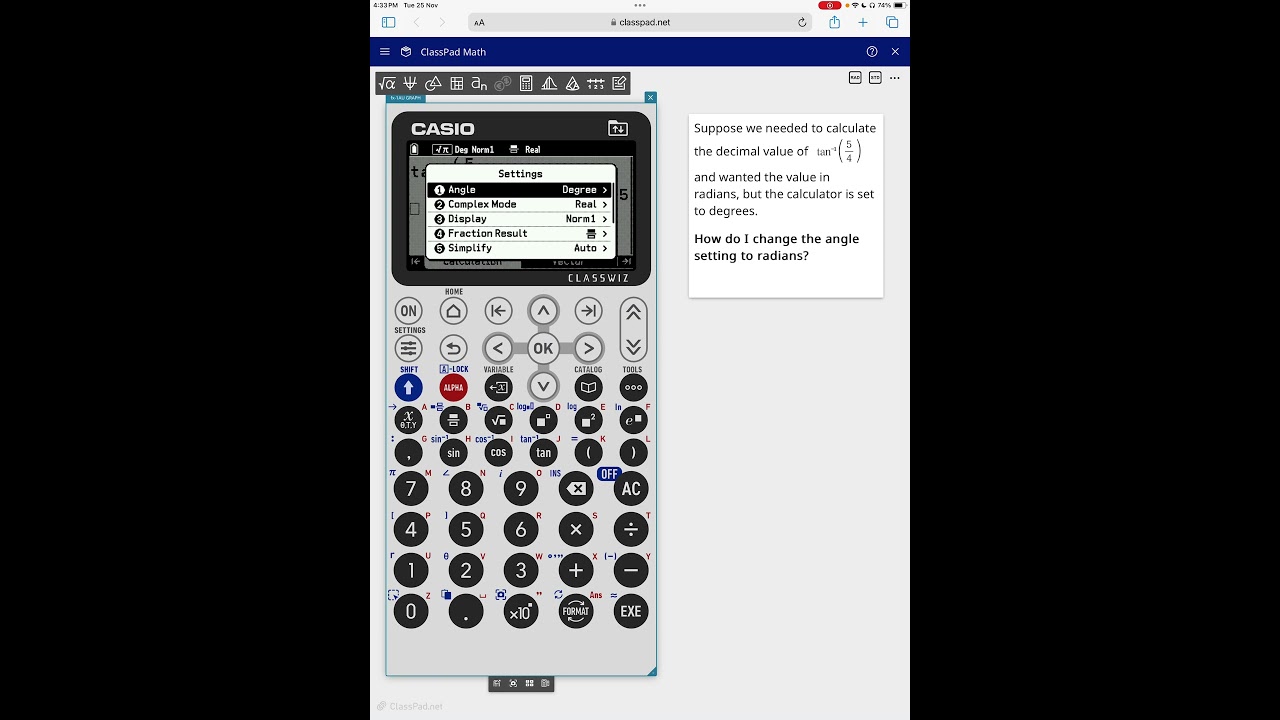 fx-1AU GRAPH Calculator - Graphing Calc | Casio Education