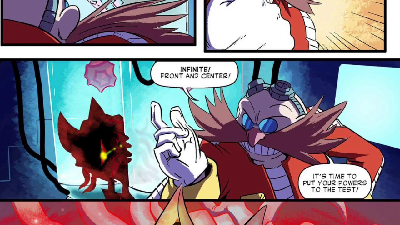 Sonic Forces 3/4 Looming Shadow Comic/ Team Dark