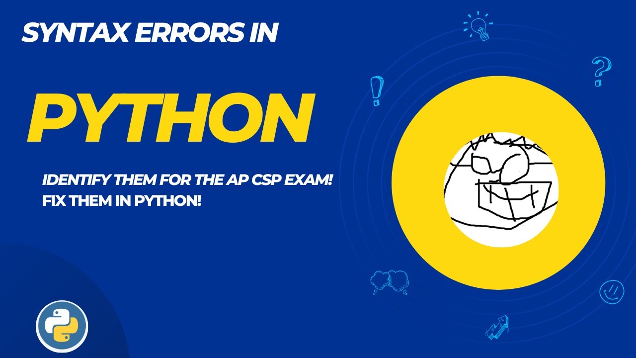 019 Syntax errors!  Includes Python lab with autograding!