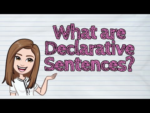 (ENGLISH) What are Declarative Sentences? | #iQuestionPH