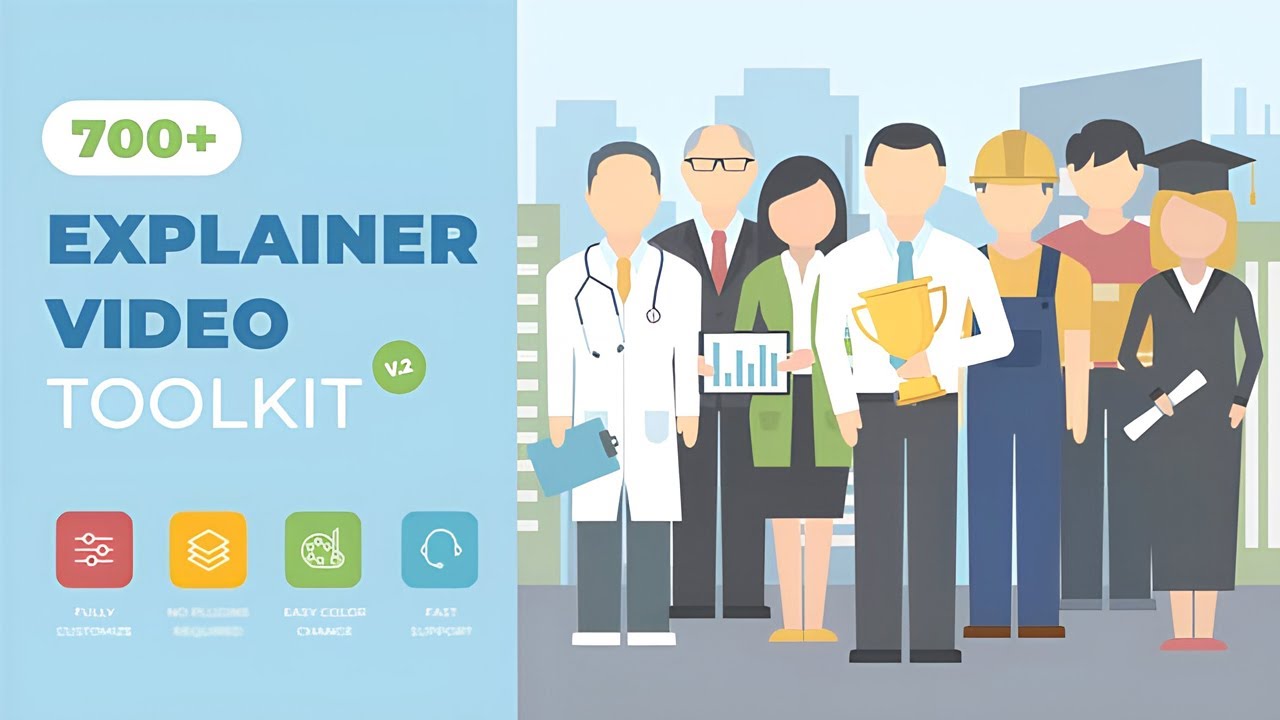 Explainer Video Elements Toolkit - After Effects Template
