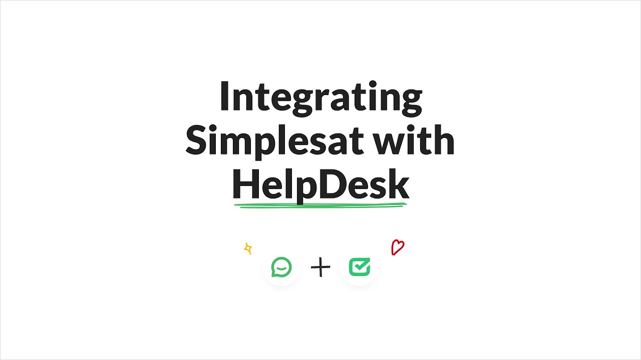 How Simplesat integrates with HelpDesk