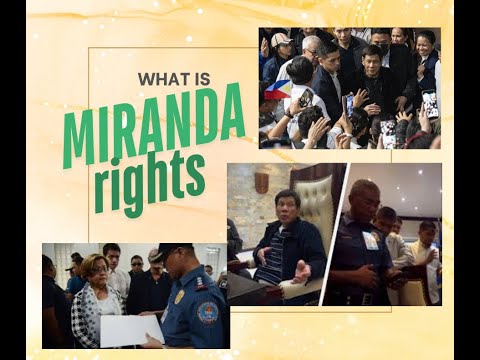 What is MIRANDA Rights?
