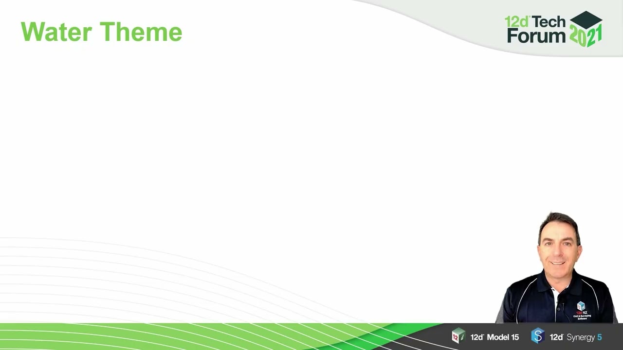 12d Model 15 Water Theme Workflow | #TechForum 2021 #12dModel